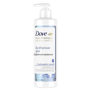 Dove Hair Therapy Conditioner for Dry Hair Hydration Spa Hair Conditioner with Hyaluronic Serum 13.5 fl oz