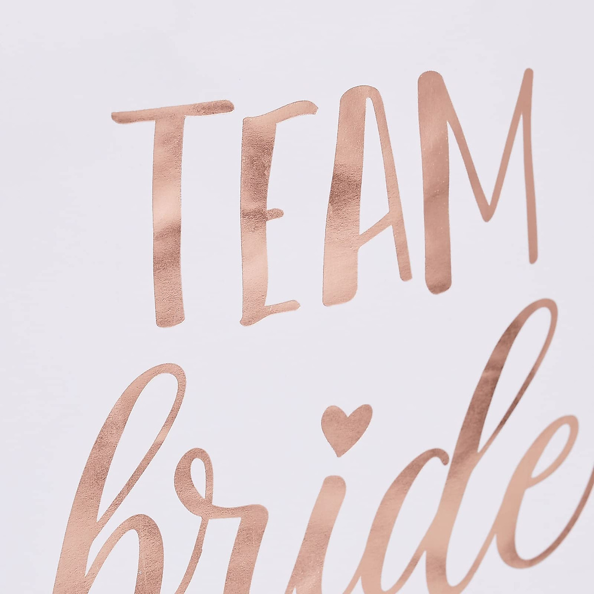 Juvale 20 Pack Bride and Groom Gift Bags with Tissue Paper for Wedding, Groomsmen, Bridesmaid, Reads Team Bride and Team Groom (8 x 4 x 9 In)