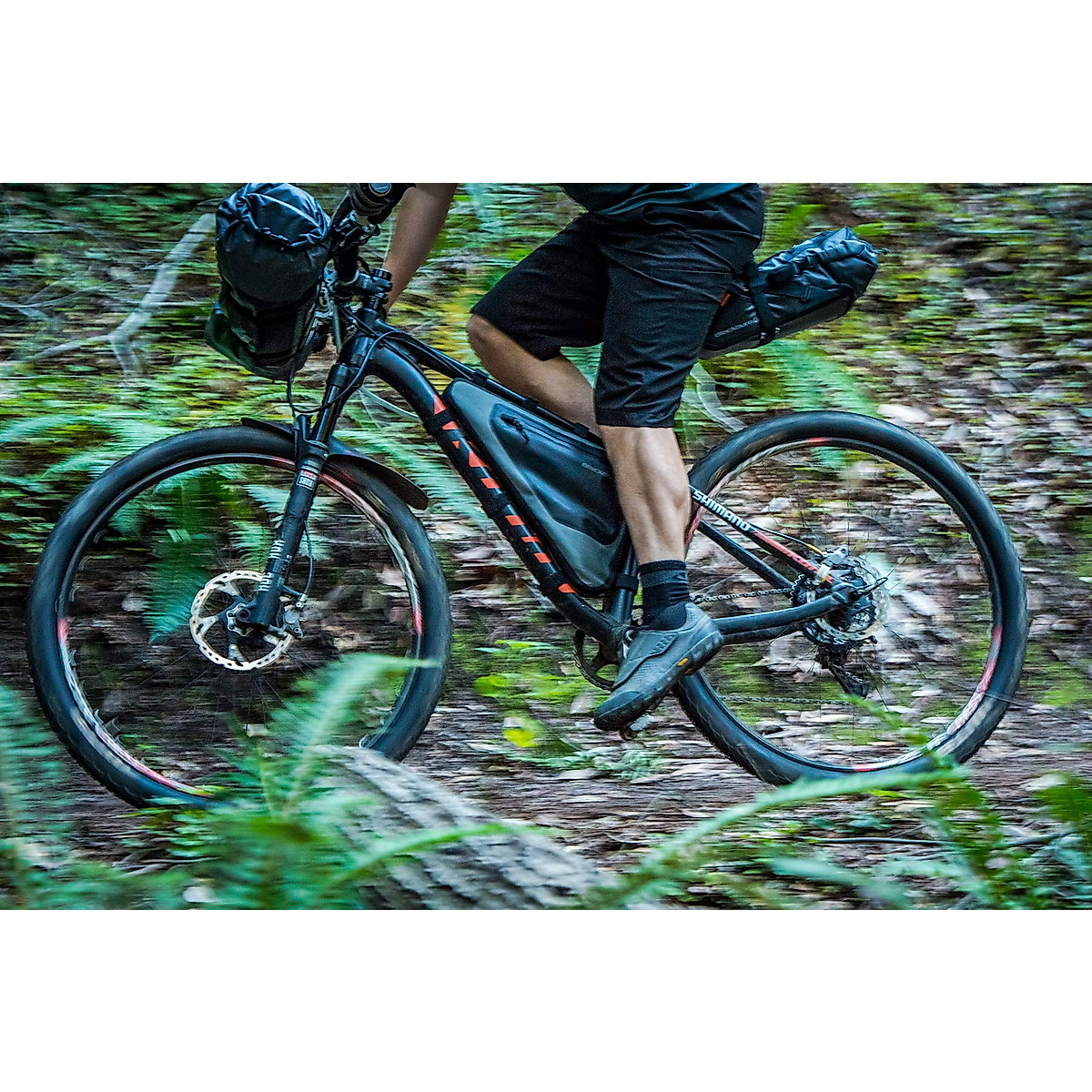 Blackburn Outpost Elite Universal Seat Pack and Dry Bike Bag (Black/Grey, One Size)