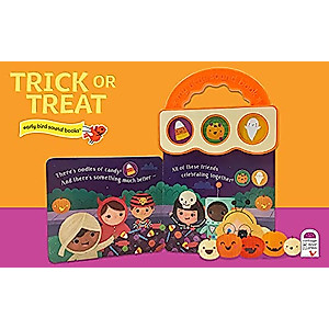 Trick Or Treat 3-Button Sound Halloween Board Book for Babies and Toddlers (Early Bird Sound Books)