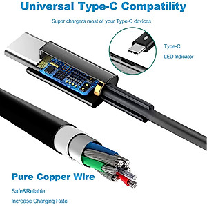 65W 45W USB-C Laptop Charger for Dell Latitude 7275 7370 7420 5520 7390 5420 5290 7400 7410 7320 5410 5320 5530 Dell XPS 13 9350 9365 9370 XPS 15 Dell Inspiron Dell 2-in-1 Type C Laptop Charger