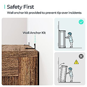 LINSY HOME 2-Tier Bookcase Display Storage Shelves Farmhouse Bookshelf for Home Office, Living Room, Bed Room - Dark Brown