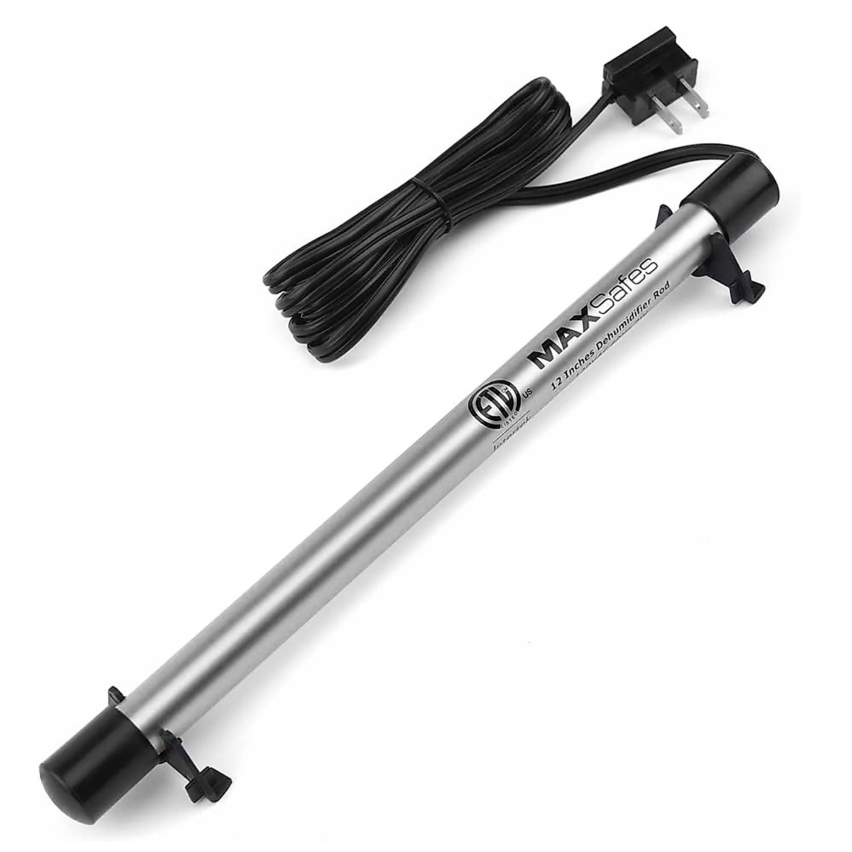 MAXSafes Gun Safe Dehumidifier Rod, Dry Rod - Easy Installation Plug-in Electric Dehumidifier Eliminates Moisture for Gun Safes & Cabinets, ETL Approved (12in)