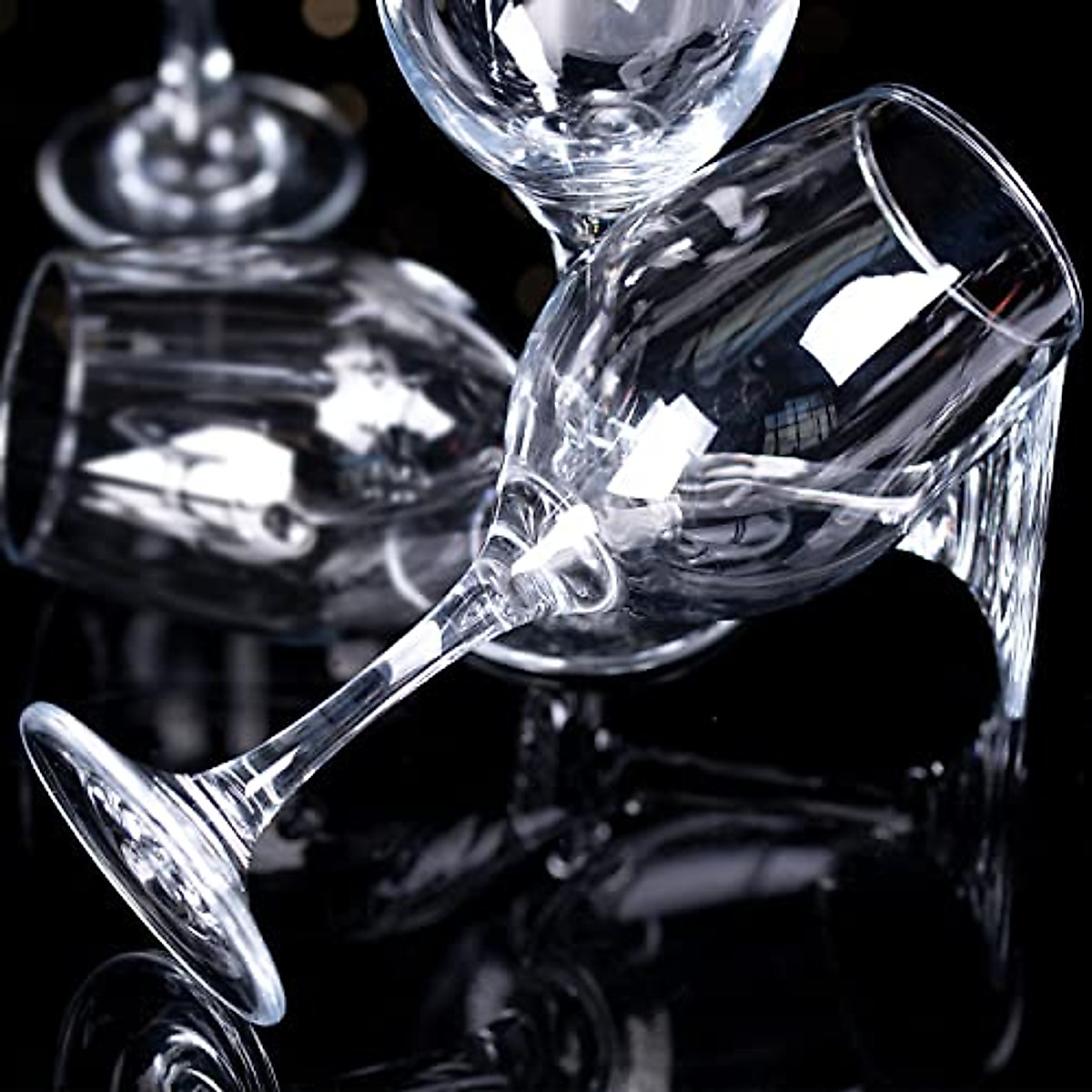 SUNNOW Vastto 10 Ounce Classic Crystal Wine Glass,for Home Dinning, Bar and Party,Set of 12