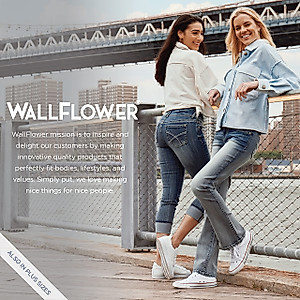 WallFlower Women's Flirty Curvy Crop High-Rise Insta Stretch Juniors (Standard and Plus), Alani, 13