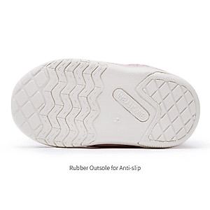 BMCiTYBM Baby Snow Boots Boy Girl Winter Warm Shoes Infant Lightweight Outdoor Boots for First Walkers 6 9 12 18 24 Months Pink Size 12-18 Months Infant