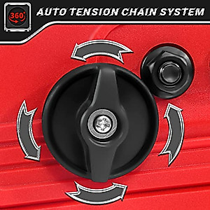 Electric Chainsaw Corded 16 Inch Electric Chain Saw, 9 Amp Corded Chainsaw Pruning Saw with 5m Wire, Tool-Less Chain Tension Electric Chainsaw for Cutting Trees, Wood, Garden and Farm