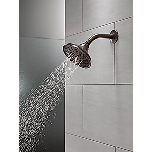 DELTA FAUCET -faucet 52669-RB H2Okinetic 5-Setting Raincan Shower head, Venetian Bronze