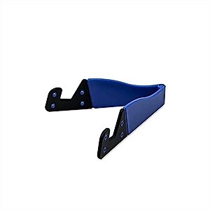 Eeejumpe Smart Phone and Tablet Stand - Foldable Vertical and Horizontal Mount for iPhone / iPad / Samsung Galaxy / HTC One and all Mobile Phones Blue