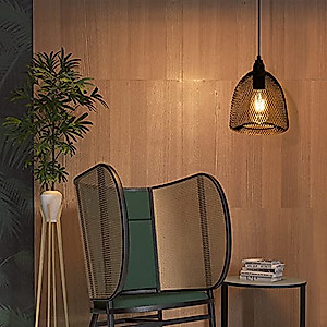 Battery Operated Hanging Light with 6 Hours Timer-Outdoor Indoor Pendant Chandelier Waterproof Lamp Lantern for Gazebo Porch Garden Patio Decorative Metal Warm White Bulb