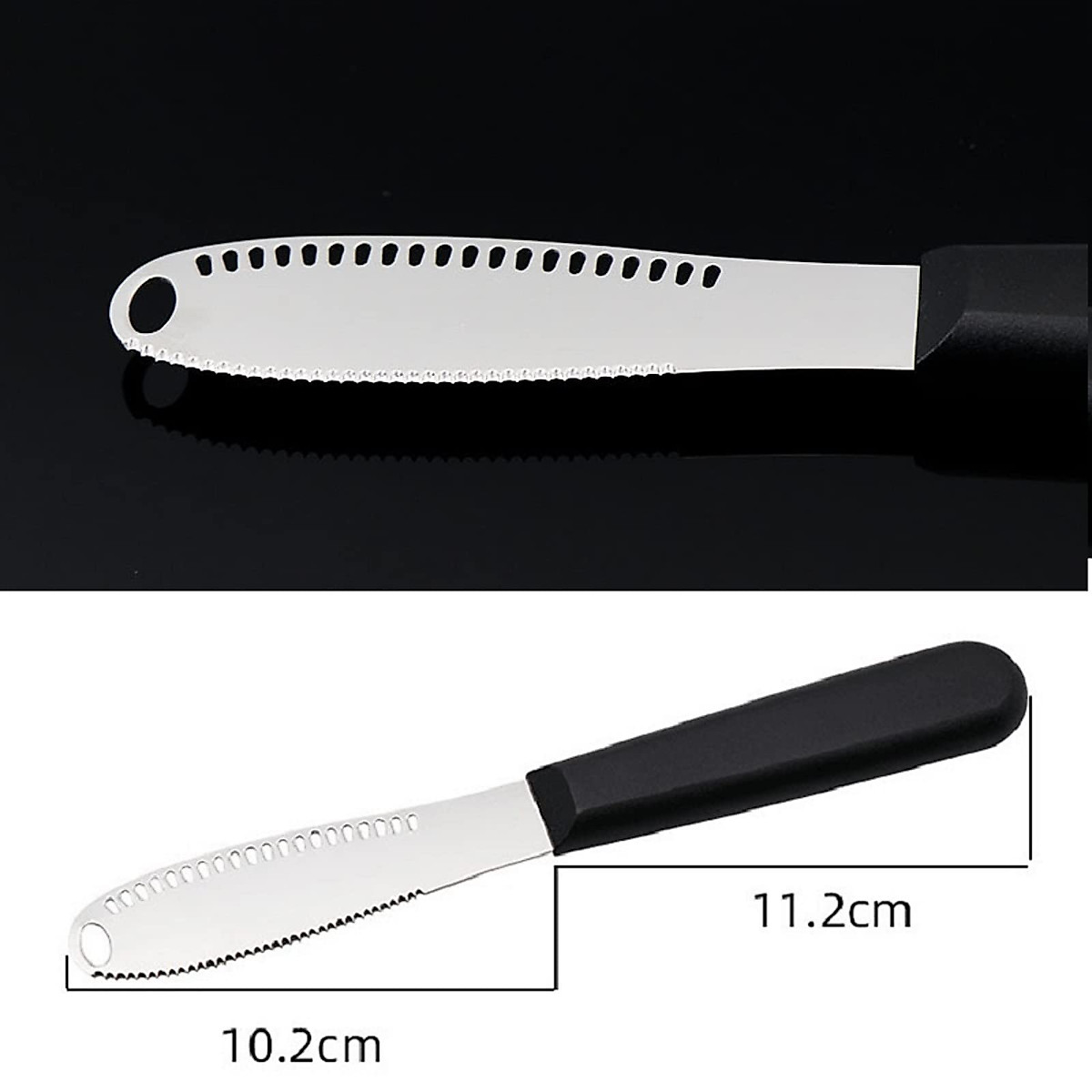 Butter Slicers Easy Spread Butter Knife Spreader Knives with Holes Butter Knives & Picks for Cold Butter Stainless-Steel Butterknife Flatware Table Dinner Knifes for Dessert Steak