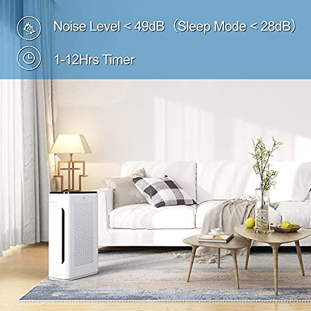 Airthereal Bundle | APH260 Air Purifier and 1-pack Spare Replacement Filter, Pure Morning