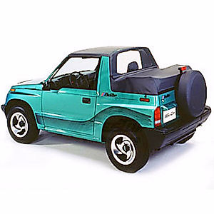 Bestop 8006215 Black Denim Windjammer for 1995-1998 Geo Tracker/Suzuki Sidekick