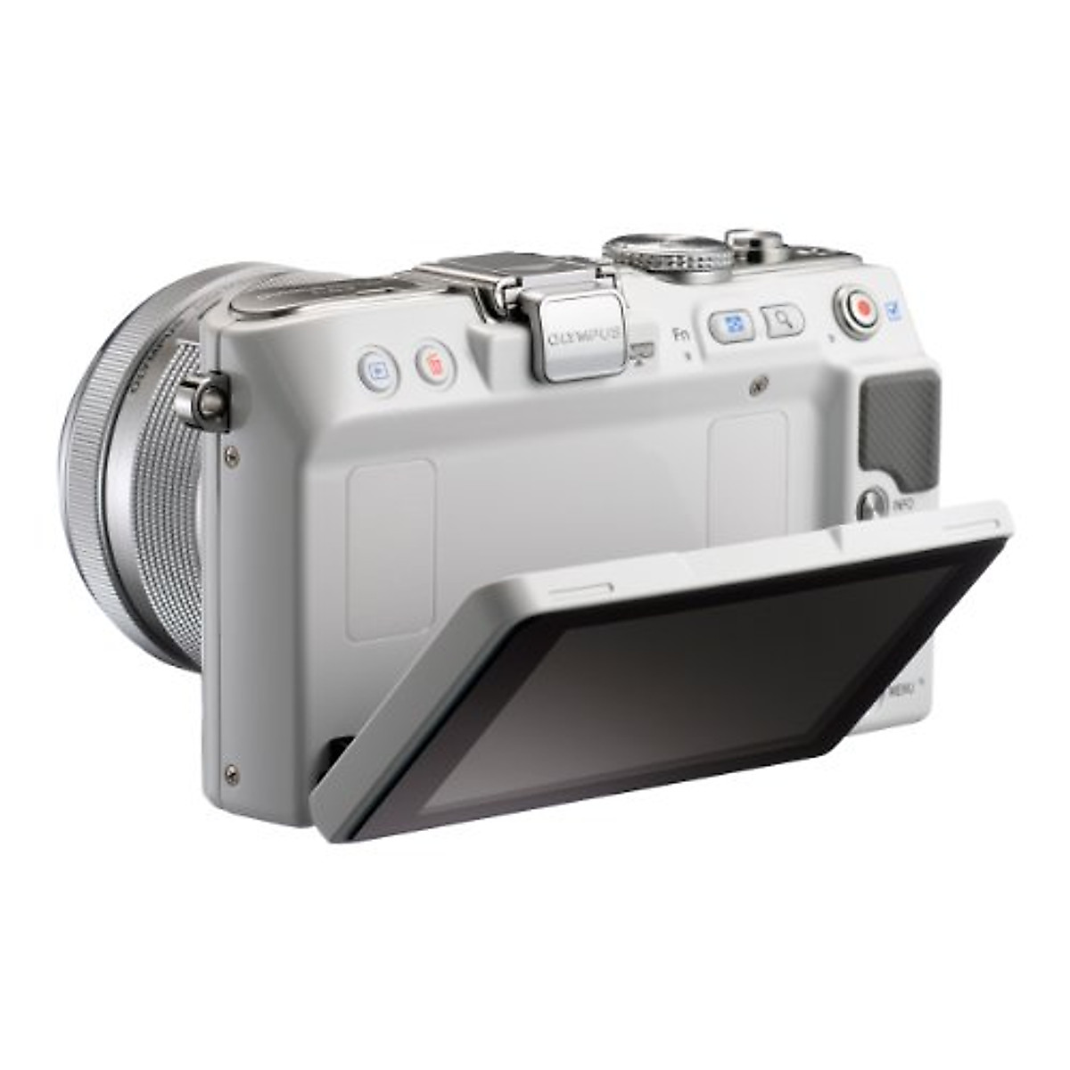 Olympus PEN E-PL3 14-42mm 12.3 MP Mirrorless Digital Camera with CMOS Sensor and 3x Optical Zoom (White) - International Version (No Warranty)