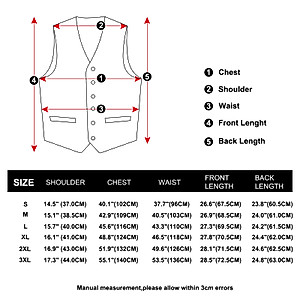 DiBanGu Mens Vest and Tie Set Formal Paisley Waistcoat and Necktie Pocket Square Cufflinks Silk Suit Vest for Tuxedo Wedding, Rose Gold, XX-Large