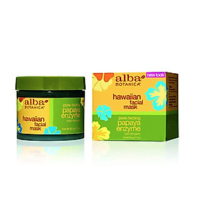 Alba Botanica Hawaiian Facial Mask, Papaya Enzyme, 3 Oz