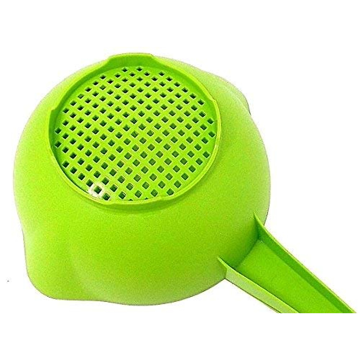 Tupperware Small 1 Quart Colander with Handle in Apple