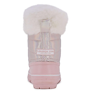 LONDON FOG Girls Bell Court Cold Weather Snow Boot ROSE GOLD Size 3