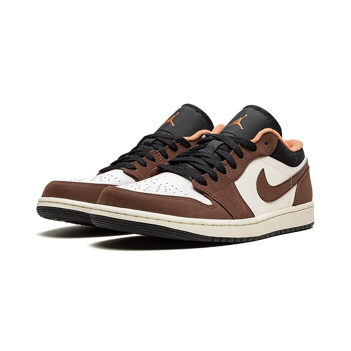 Nike Jordan Mens Jordan 1 Low DC6991 200 Mocha - Size 8.5 Mocha/White-black