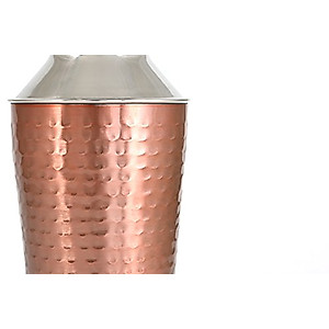Cook Pro Inc. 3Piece 27 oz Stainless Steel Cocktail Mixer, Copper