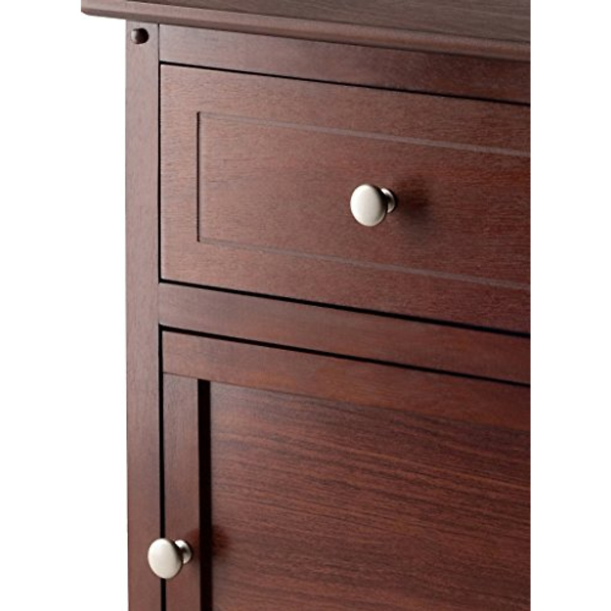 Winsome Wood Eugene Accent Table, Walnut