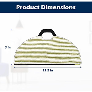 Replacement Washable Reusable Mopping Mop Pads for Shark AI Ultra 2 in1 AV2610WA AV2610WACA RV2400WD RV2410WD RV2600WA RV2600WD RV2610WA RV2610WACA RV2610WD RV2610WDCA RV2620WD Robot Vacuum (2 Pack)