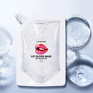 Transparent Lip Gloss ，Moisturize Lip Gloss Base, Lip Gloss Base Oil Material Lip Makeup Primers, Primer for DIY Handmade Lip Balms Lip Gloss- 1.69Fl.Oz(1 Pcs,Clear)