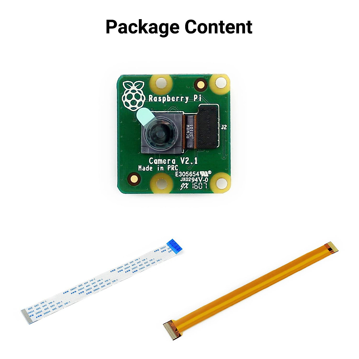 waveshare Kit Compatible with Offical Raspberry Pi Camera V2.1 and CM3/3+/4 Jetson Nano Jetson Xavier NX Support 1080p30 720p60 and 640x480p90 Video Record Comes with 15cm FPC Camera Cable