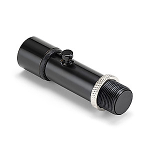 On-Stage QK-2B Quik-Release Mic Adapter (For Quick, Easy Microphone Interchange, Screwless Mount with Push-Button Release and Click-Together Connection, 5/8"-27 Threading, Shock Absorbent, Black.
