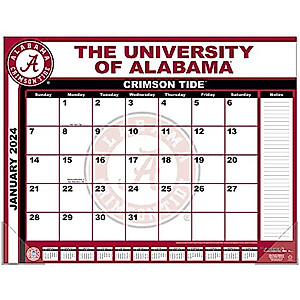 TURNER SPORTS Alabama Crimson Tide 2024 22X17 Desk Calendar (24998061473)