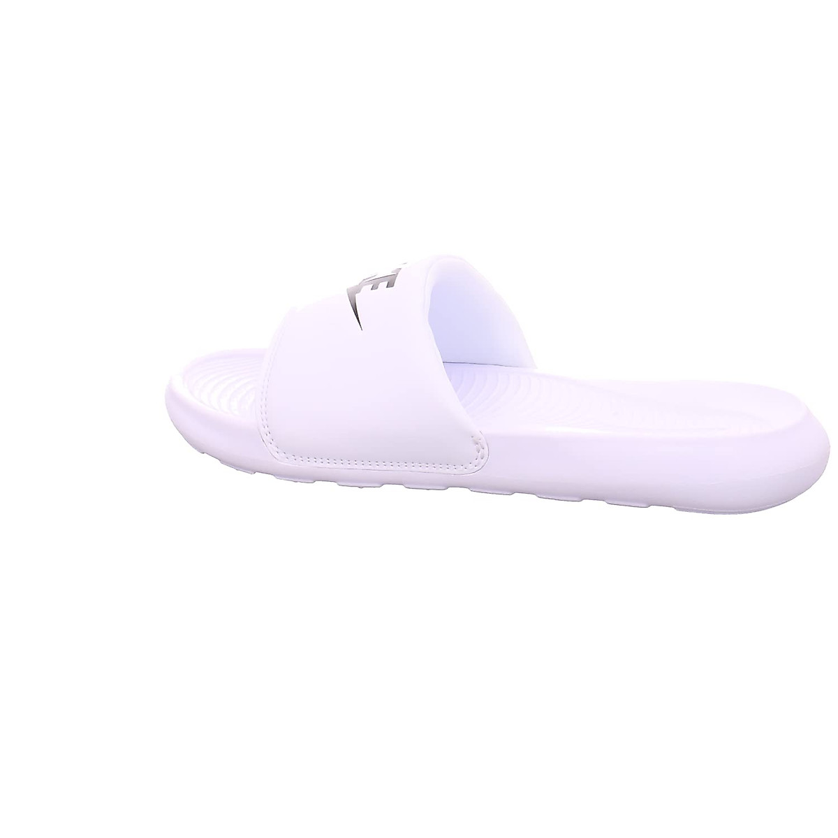 NIKE Men's Slide Slipper, White Black White, 9