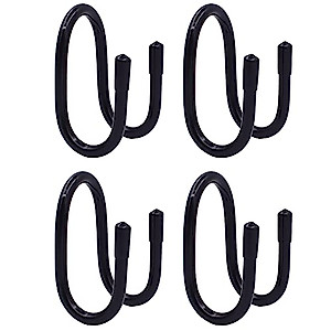 YYST Handbag Hanger Hook Over The Closet Rod Hanger Closet Purse Hanger Handbag Hanger for Scarves, Men's Ties, Women's Shawls, Belts, Handbags, Wristlets, Purses, Bags ,Backpacks, Satchels,etc. (4)