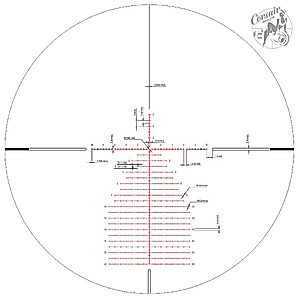 Red-Line Optics F4U Corsair II BATTLE TESTED IN ACTIVE COMBAT! 5-30x56 MRAD, FFP Illuminated Hunting, Tactical, Long-Range, Competition Scope Designed in America, Based in Washington State (Black Red)