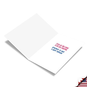 NobleWorks - 1 Funny Card for Birthdays - Grandparents Humor, Bday Notecard Stationery - Old Friends C9344BDG-ET