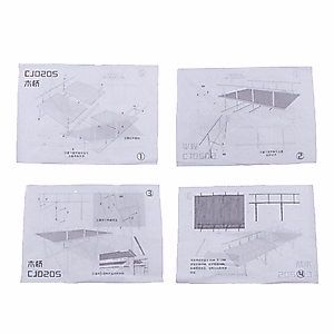 LoveinDIY 1/35 Tank Bridge Building Model Kits DIY Scene Scenery Layout