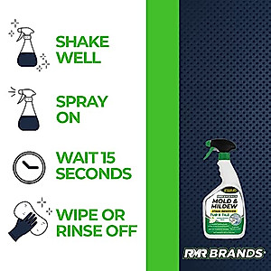 RMR - Tub and Tile Cleaner, Mold & Mildew Stain Remover, Industrial-Strength, No-Scrub Foam Cleaner, Modern Orchard Scent, 32 Fl Oz