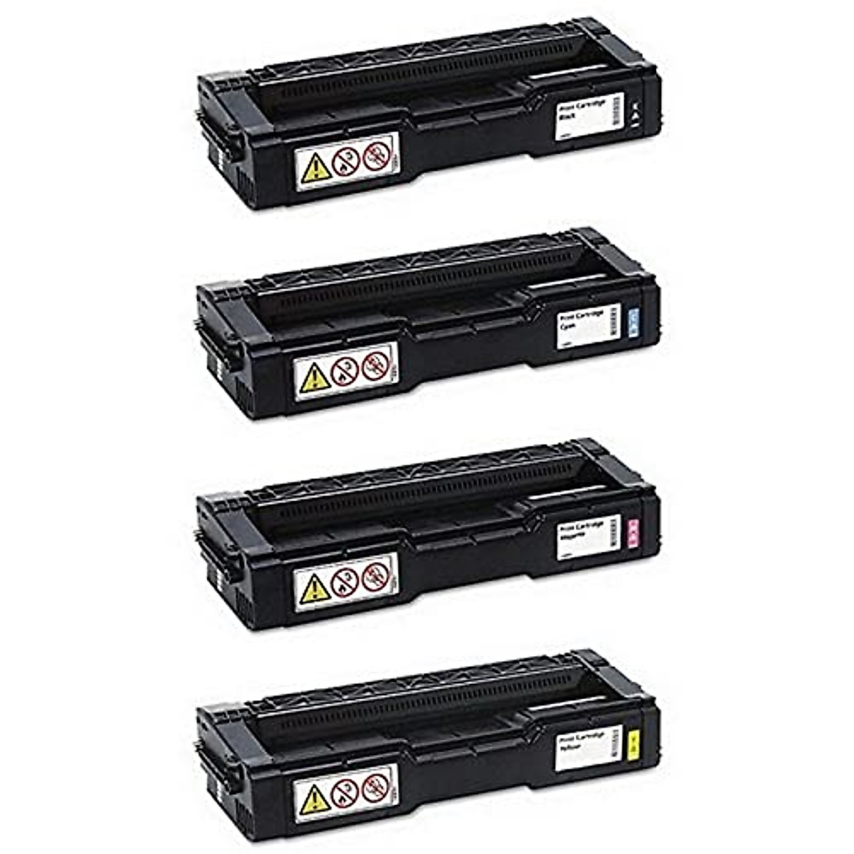 SuppliesMAX Compatible Replacement for Ricoh SP-C250/SP-C260/SP-C261 Series Toner Cartridge Combo Pack (BK/C/M/Y) (Type C250A) (40754MP)