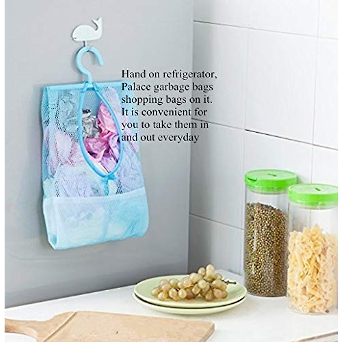 DurReus Multipurpose Clothespin Bag with Hanger Pink Blue Green Hanging Mesh Drying Bag Laundry Shower Caddy Kitchen Bathroom Storage Organizer 3 Pack