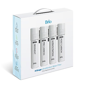 Brio 4-Stage Filter Replacement Kit for Brio 4-Stage Ultrafiltration Water Cooler Dispensers
