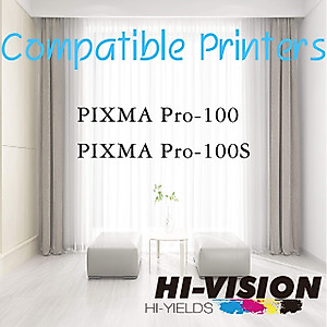 HI-Vision Compatible CLI-42 CLI42 16 pcs Set Ink Tank Replacement for Professional Inkjet PIXMA PRO-100 Black Cyan Yellow Magenta Photo Cyan Photo Magenta Gray Light Gray 6384B007 Multi Colors