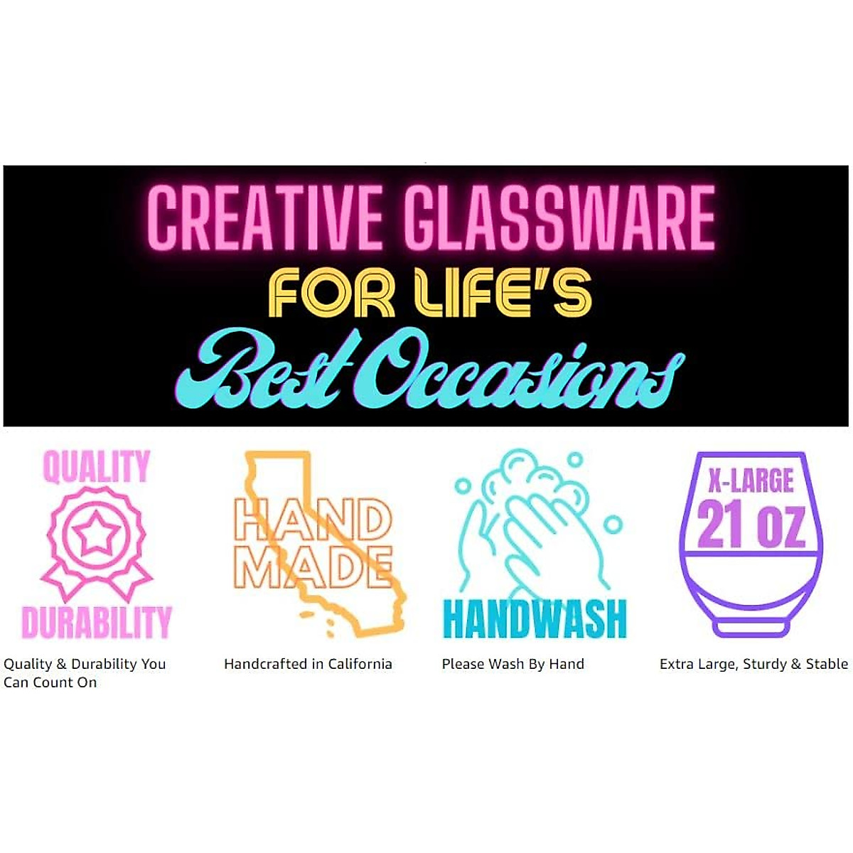 Fucking Finally™ & Shit Just Got Real™ - Engagement, Wedding Gift - Wine & Beer Glass Set for Couple