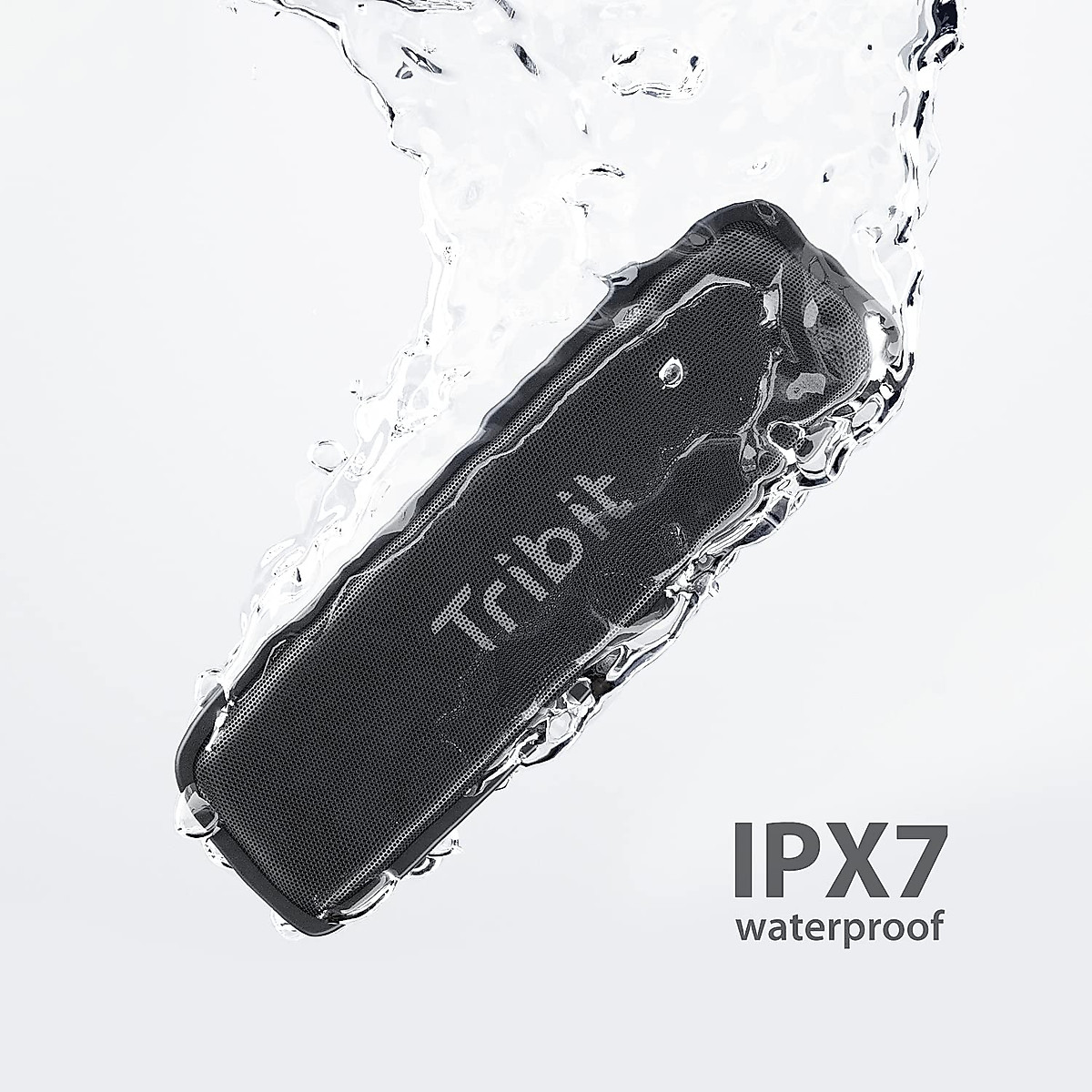 Tribit IPX7 Waterproof Bluetooth Speaker Ultra-Portable 12W Loud HD Sound Bluetooth 5.0 TWS Pairing, 10H Playtime, USB-C Charging, 100ft Range Perfect for Shower Pool Beach Travel, XSound Surf