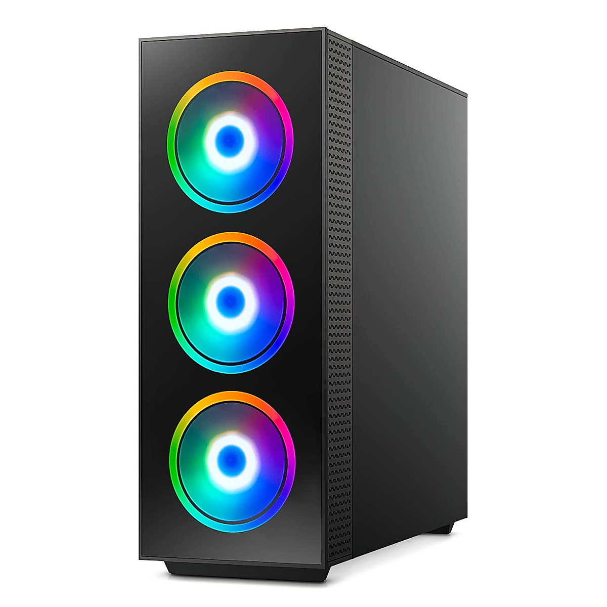 TJJ Eclipse Gaming PC Desktop Computer - Intel Core i3-12100F, NVIDIA GTX 1660 Super 6GB, 16GB DDR4 3200, 1TB SSD, VR Ready, WiFi 6E, 600W Gold PSU, RGB Keyboard & Mouse & Speaker, Win 11 Pro