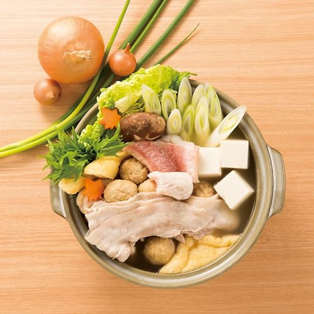 Banko Ware 52013 Ginpo Hanamishima Earthenware Pot (Deep Pot), No. 9, For 4-5 People