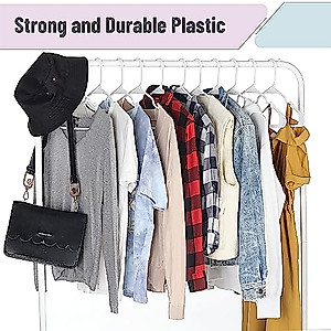 Mr. Pen- Plastic Hanger, 20 Pack, White Plastic Hangers, Hangers, Clothes Hanger, Coat Hanger, White Hangers, Clothes Hangers Plastic, White Hangers Plastic, Plastic Hangers 20 Pack, Hangers White