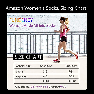 FUNDENCY 6 Pack Women Ankle Athletic Socks Low Cut Breathable Running Tab Socks with Cushion Sole