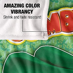 Trevco Gumby Chilling Silky Touch Super Soft Throw Blanket 36" x 58"