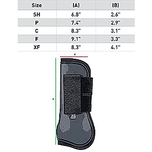 HORZE Adepto Open Front Tendon Boots | Durable Shell with Neoprene Lining - Coral Gold - Horse