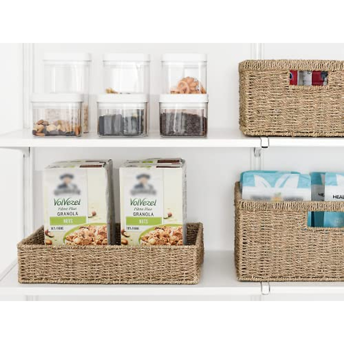 StorageWorks Seagrass Wicker Baskets