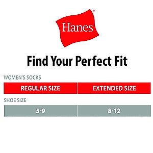 Hanes womens Performance Cool Compression No Show 6 Pair Pack Casual Sock, Grey/Purple/Pink Design, 5 US